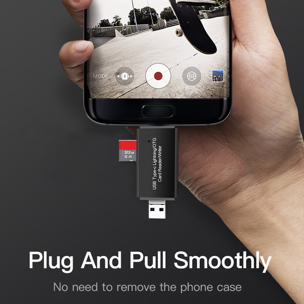 4 in 1 USB OTG Phone Adapter Multifunctional SD TF... – Grandado