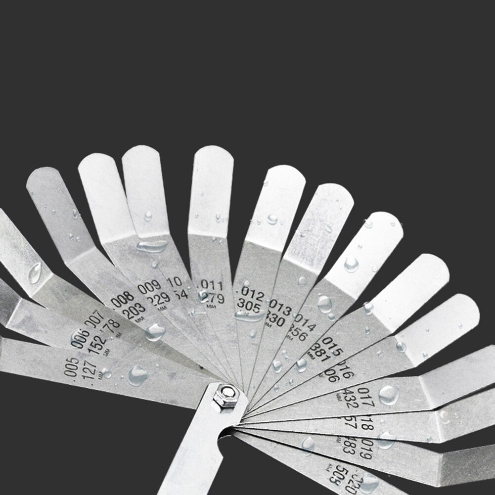 16 Blades Useful Measurement Tool Gauge Stainless ... – Vicedeal