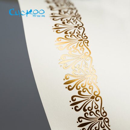 CUCKOO DIY typesetting nolverty Gilt border A4 pri... – Grandado