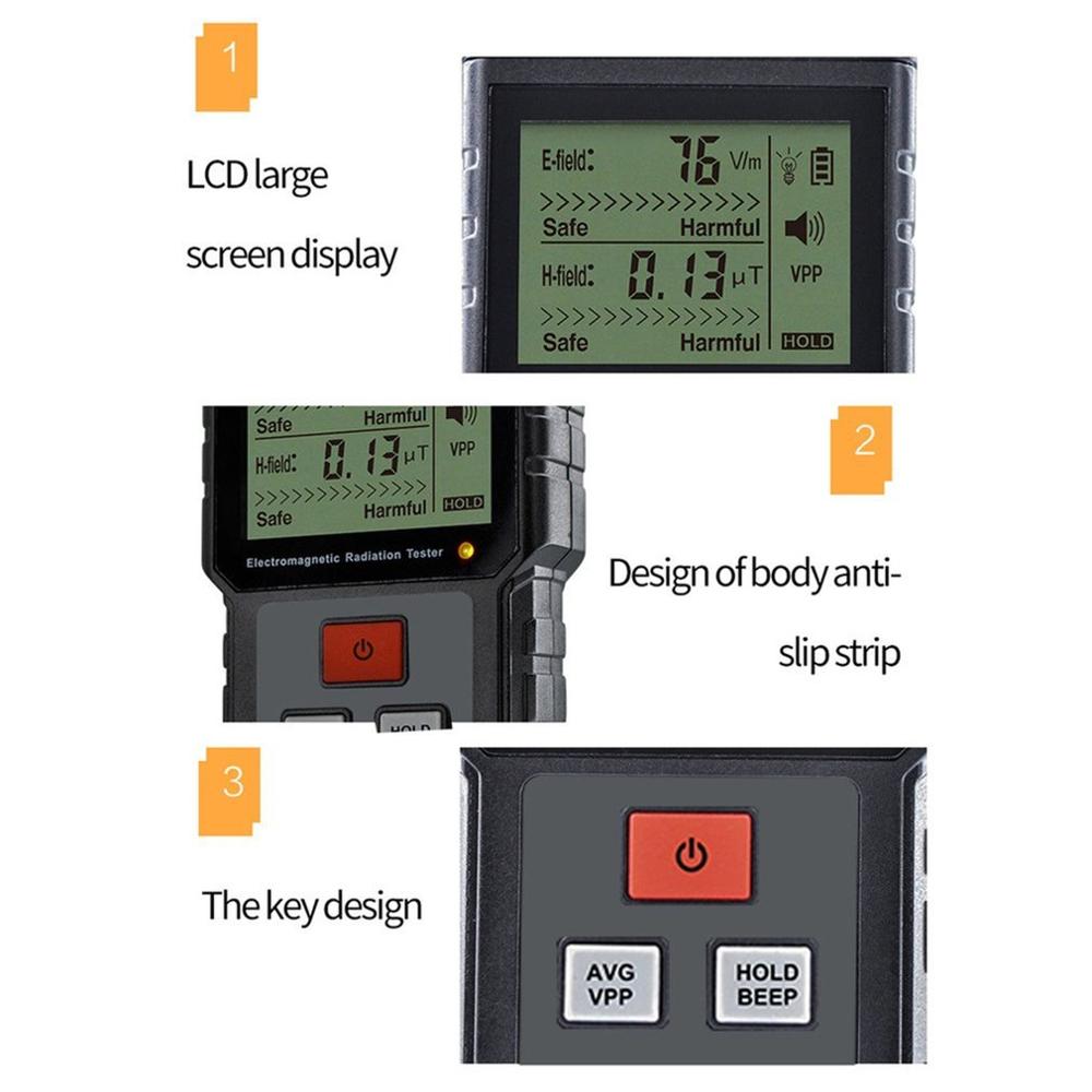 Rz Elektromagnetische Veld Straling Tester Dosimet... – Grandado