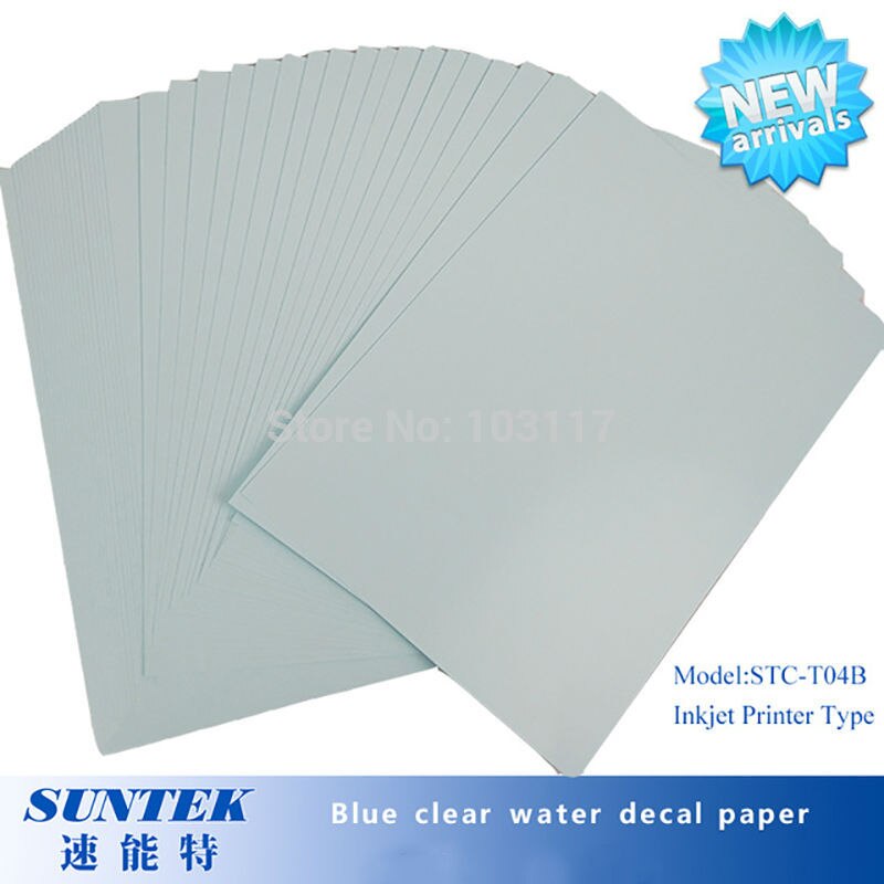 (20pcs/lot) Blue Based Water Transfer Paper by Whi... – Vicedeal
