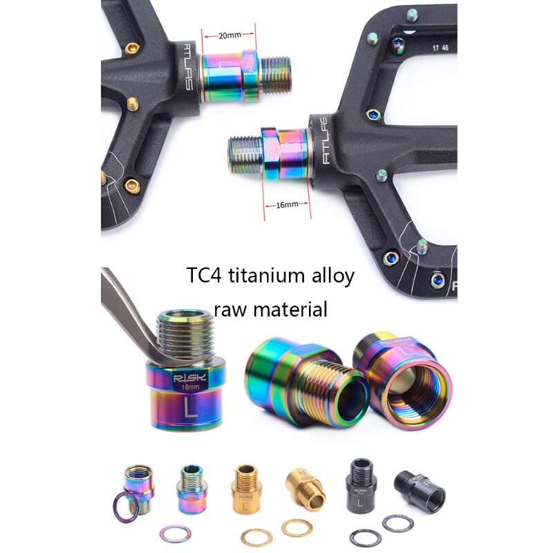 Titanium Fiets Pedaal As Extender Fiets Pedaal Ext... – Grandado