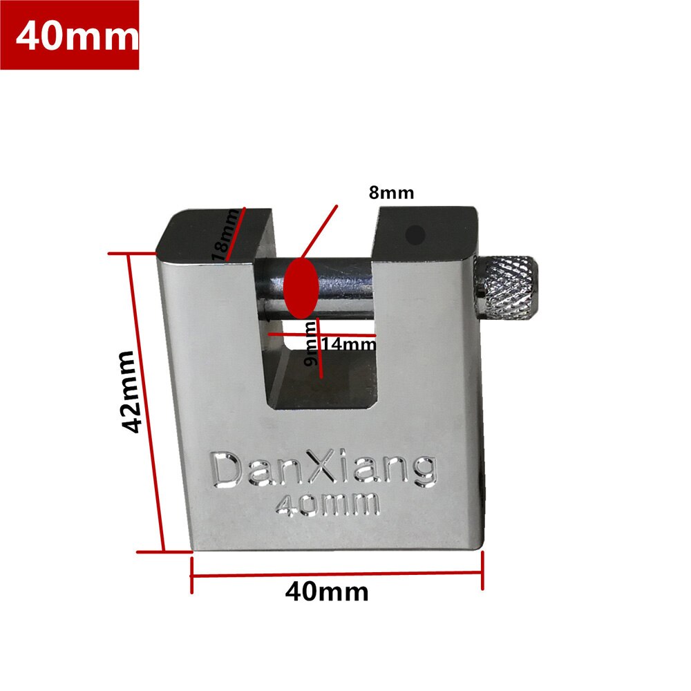 50mm~70mm HEAVY DUTY ANTI RUST SHUTTER PADLOCK HIG... – Grandado