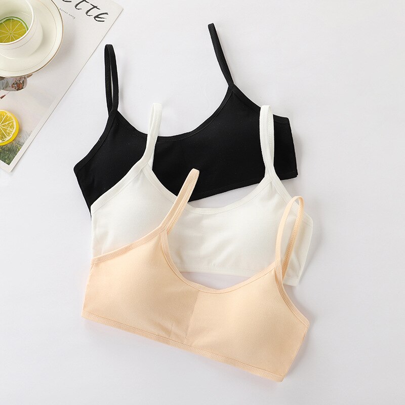 3Pc/Lot Young Girls Training Bra Vest breathable c... – Grandado
