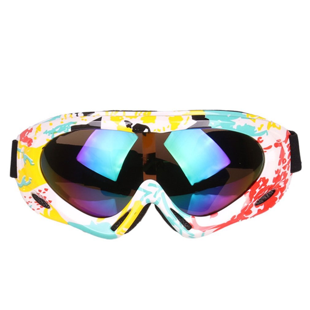 Colorful Ski Goggles Single-layer Snow Goggles Mou... – Grandado