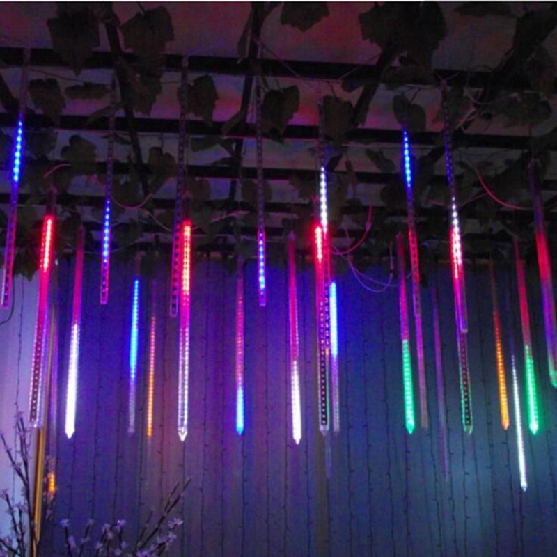 LED Meteor Shower Rain Lights 30CM 50cm 8Tube/set ... – Vicedeal