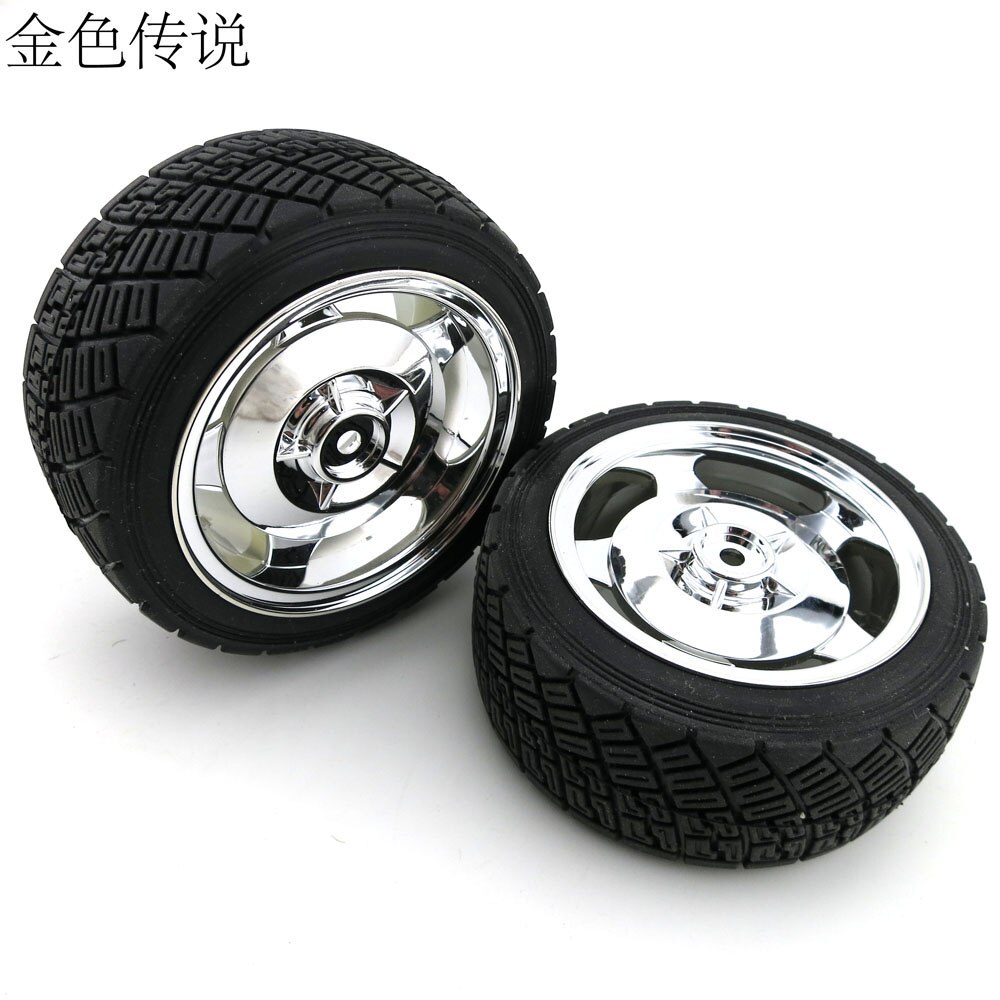 80mm rubber wiel simulatie model 1: 16 zeshoekige ... – Vicedeal