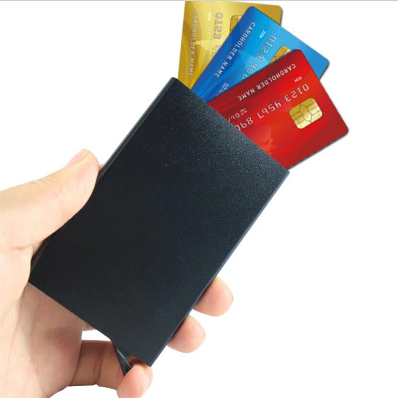 Anti-theft ID Credit Card Holder Porte Carte Thin ... – Vicedeal