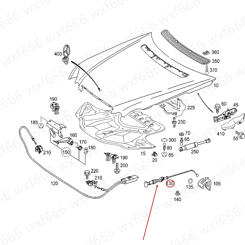 2118800259 Auto Cover kabel Geschikt voor W211 E20... – Grandado