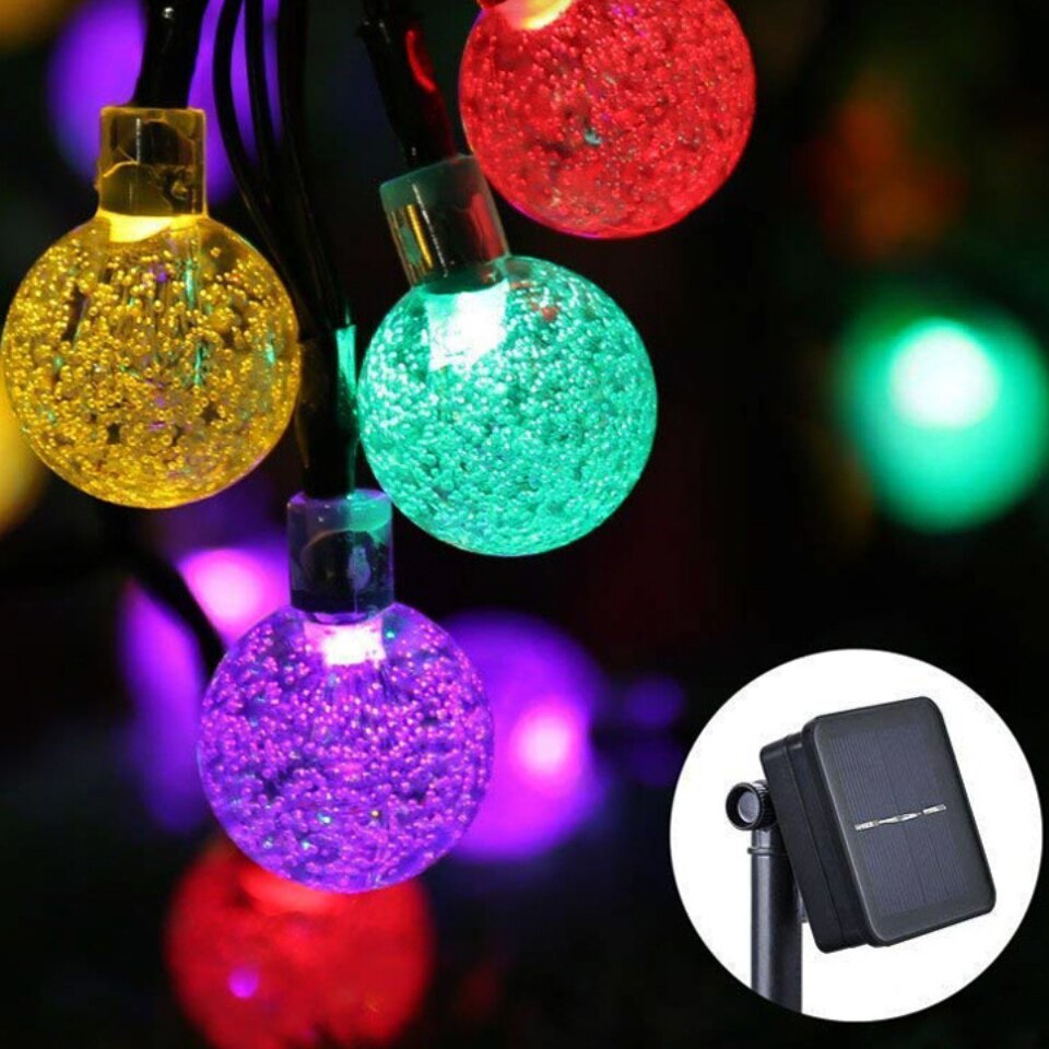 20/50 LEDS Crystal ball 5M/10M Solar Lamp Power LE... – Grandado