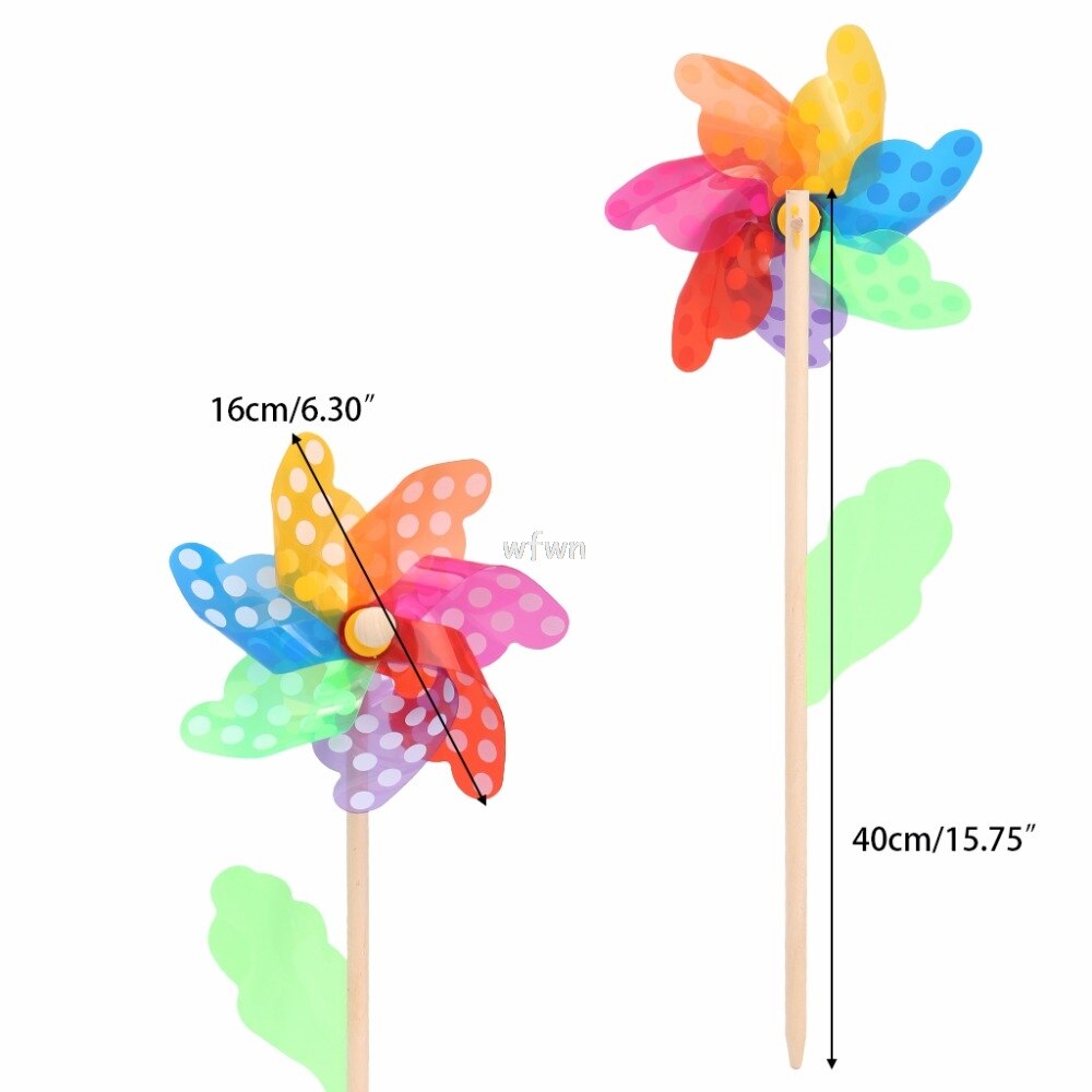 Kleurrijke Pinwheel Wind Wind Spinner Windmolen Hu... – Vicedeal