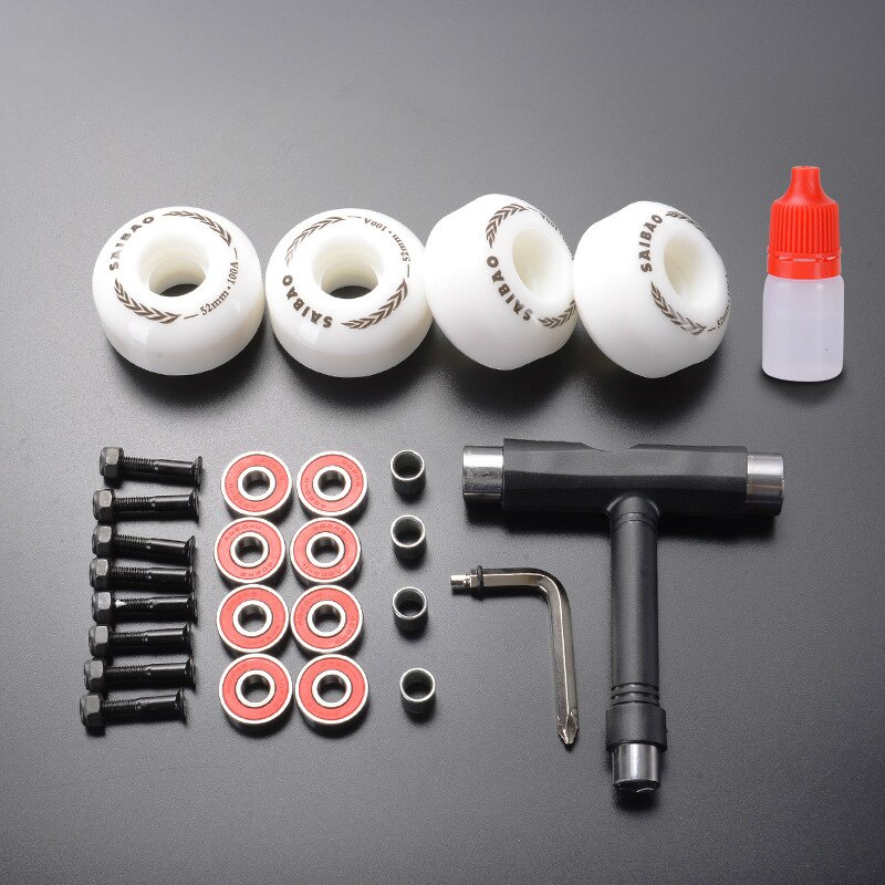 Skater Wheel Double Rocker Action Hard Wheel Four-... – Vicedeal