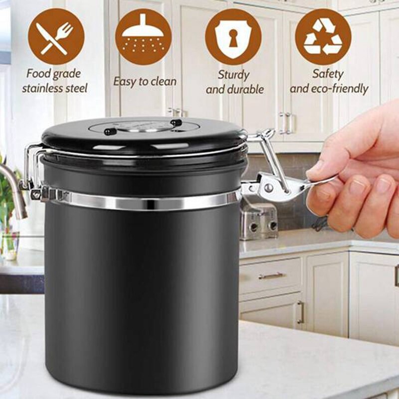 Stainless Steel Sealed Tank Storage Tank Coffee Be... – Grandado
