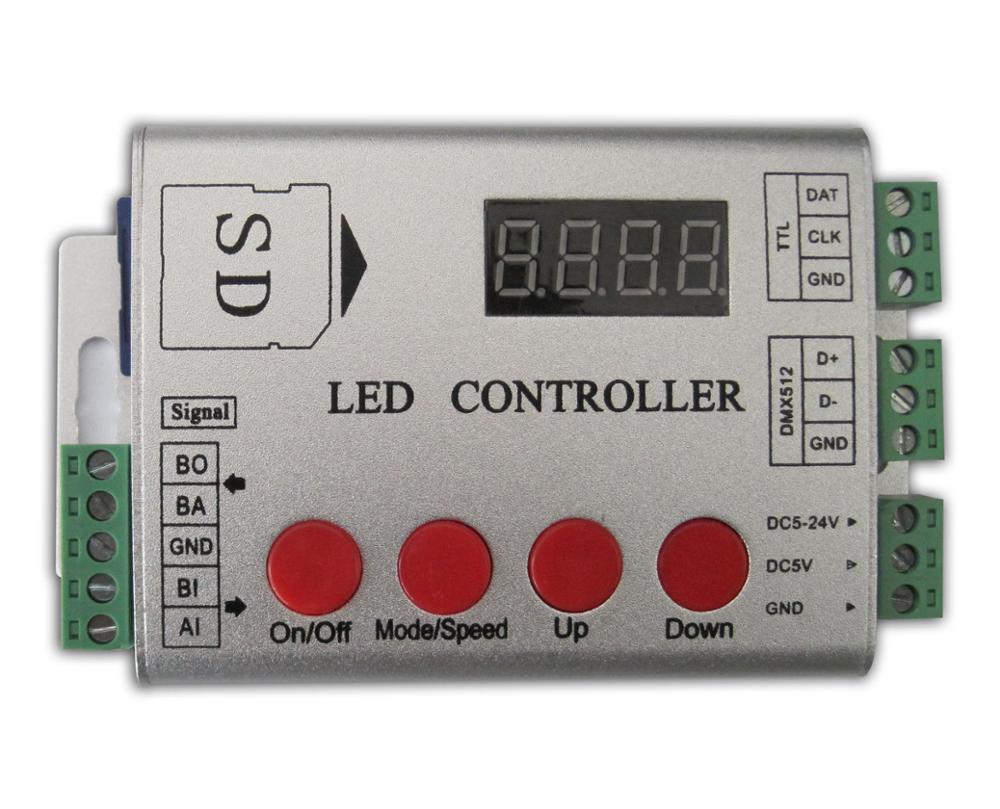 Dmx 512 led strip met sd kaart met rgb dmx control... – Vicedeal