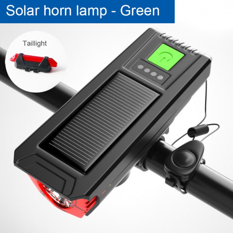 Fiets Solar Front Light Hoorn Waterdicht Mountainb... – Grandado