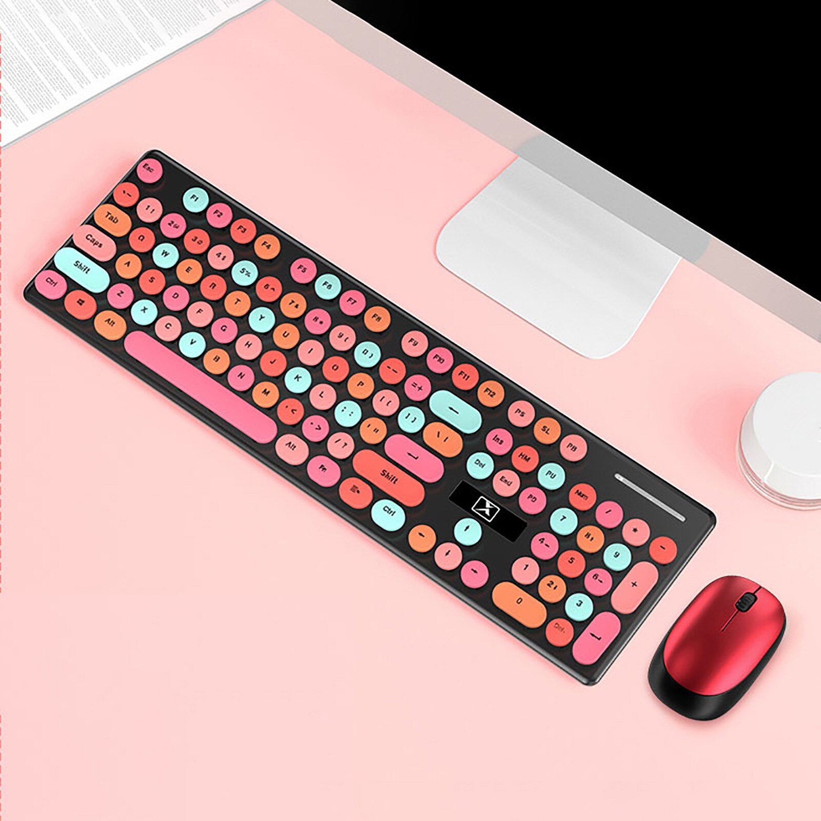 The 2.4GHz rechargeable wireless keyboard and mous... – Grandado