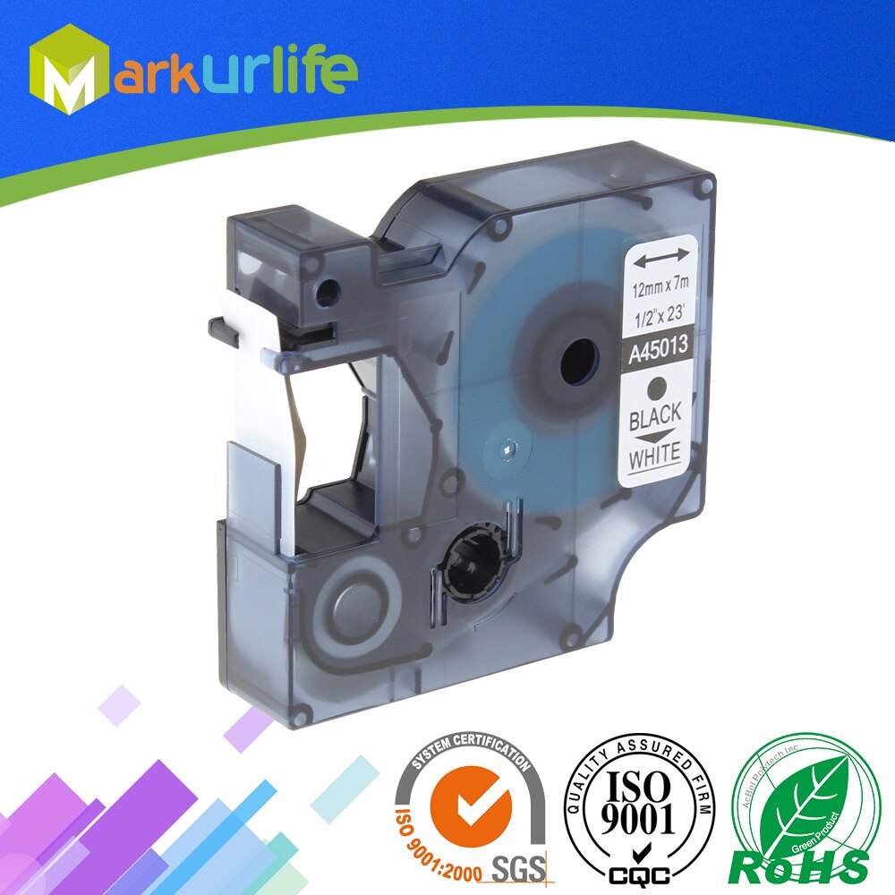 2 Pack/Lot Labeling Tape for DYMO 45013 s0720530 C... – Grandado