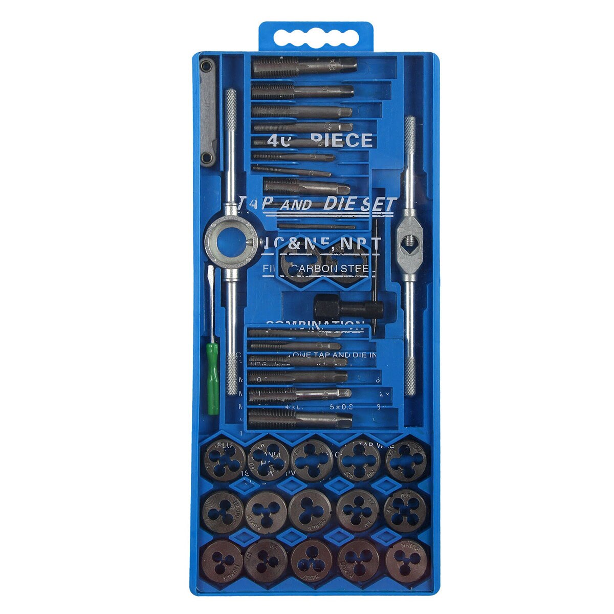 40pcs/Set Tap Die Set M3-M12 Metric Tap and Die se... – Vicedeal