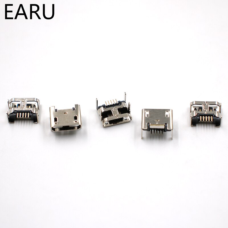 10pcs Micro USB connector 5pin seat Jack Micro usb... – Grandado