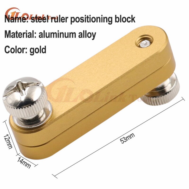 Steel Ruler Positioning Block Woodworking Scribe D... – Grandado