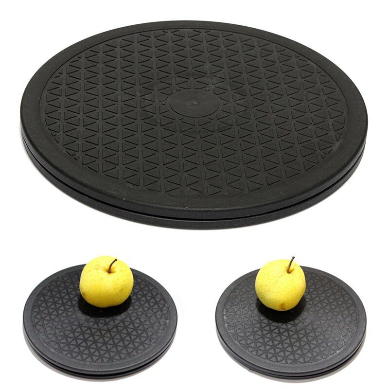 10 inch zwarte draaibare draaitafelplaat voor luie... – Vicedeal