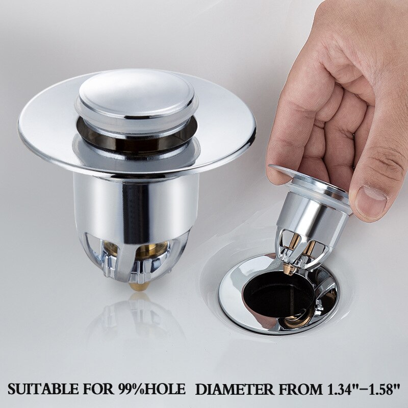 1x Universal Wash Basin Core Bounce Drain Filter U... – Vicedeal