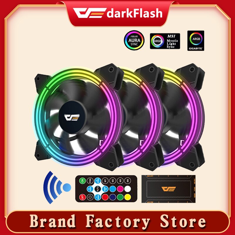 Darkflash CF11PRO Cooler PC Cooling Fan RGB 120mm ... – Vicedeal