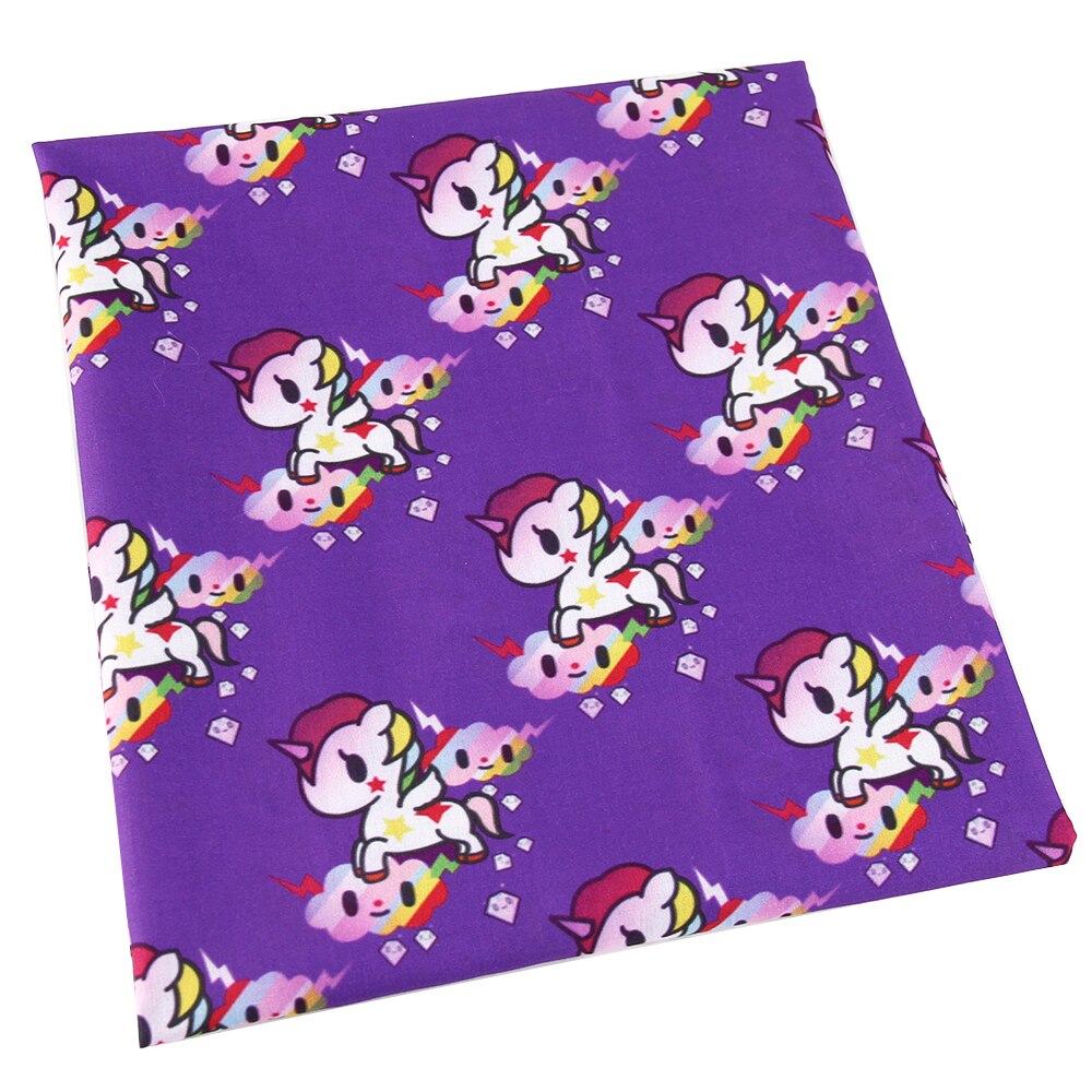 50*145cm Unicorn Owl Polyester Cotton Printed Clot... – Vicedeal