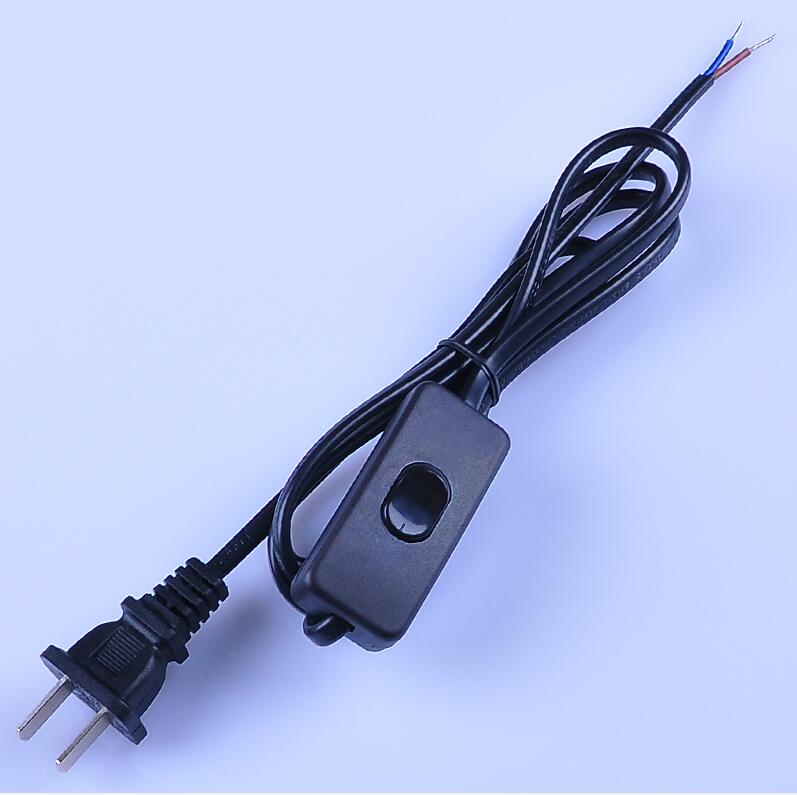 1.8M Black White Transparent Switch Cable Light Mo... – Grandado