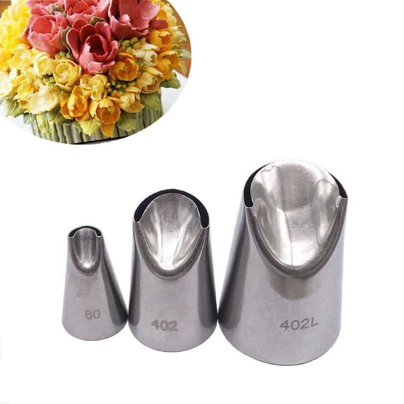 3 Pcs/Set Ruffle Tips Stainless Steel Icing Piping... – Grandado
