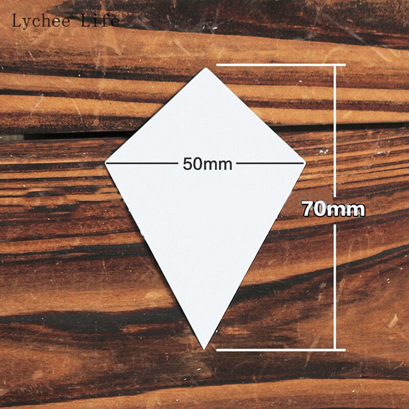 Lychee Life Stretched Hexagon Templates Paper Sten... – Grandado