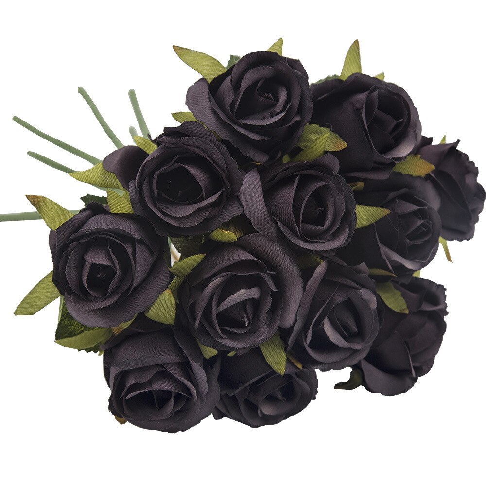 12 Stengels Rose Boeket Kleine Bos Bruid Boquet Ku... – Vicedeal