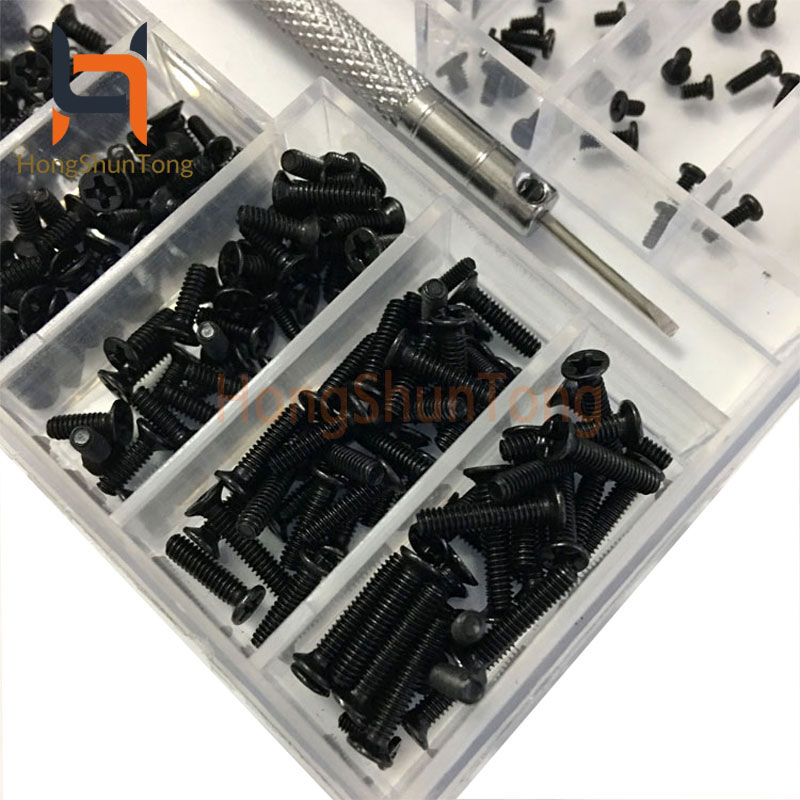 360pcs/set Carbon steel Small screws M1.2 M1.4 M2 ... – Grandado