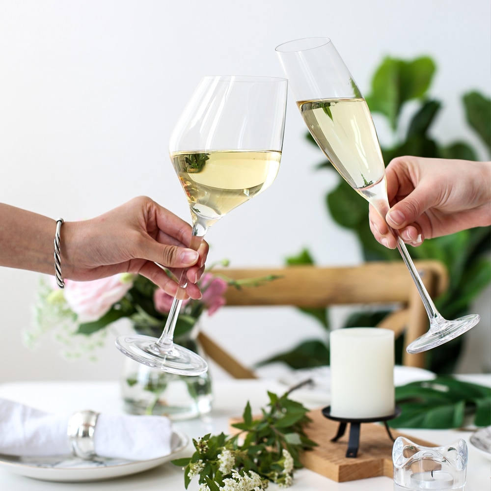 Transparent oblique crystal glass wine glass red w... – Vicedeal