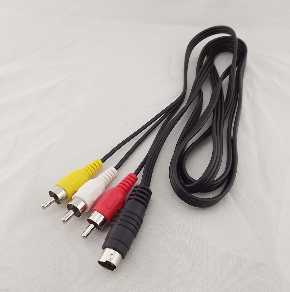 1pc 5ft 4 Pin S-Video Male To 3 RCA Male AV Audio ... – Grandado