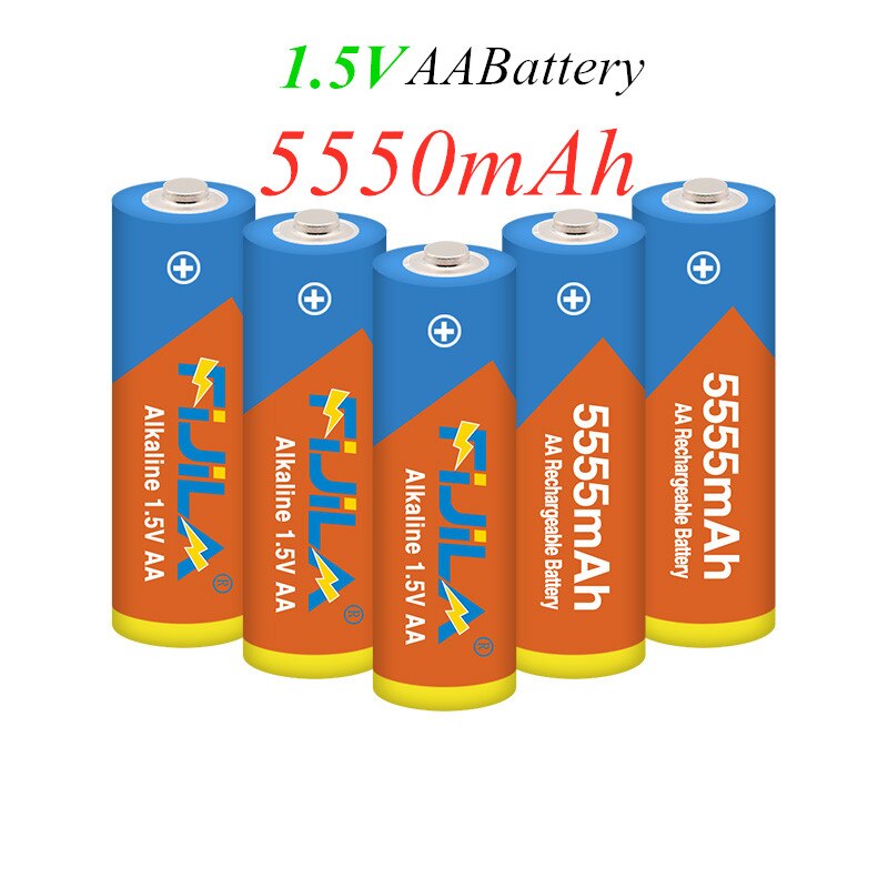 lot Brand AA rechargeable battery 5550mAh 1.5V Alk... – Grandado
