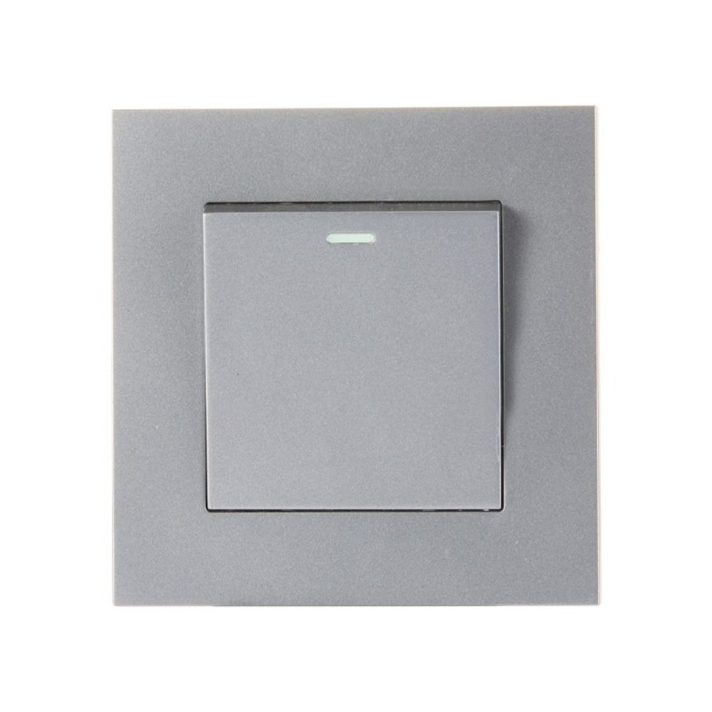 1/2/3/4 Gang Wall Switches Matte Grey 1Way Button ... – Vicedeal