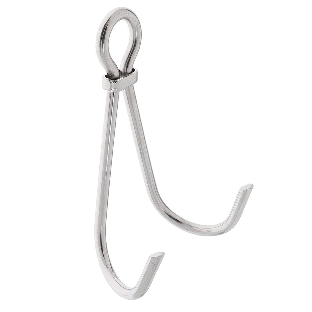 Safety Stainless Steel Reef Double Hook for Scuba ... – Grandado