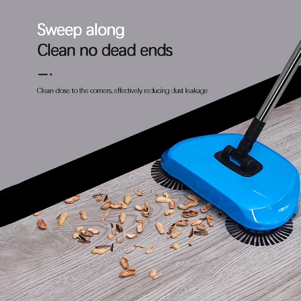 Magic Broom Stainless Steel Sweeper Machine Hand P... – Vicedeal