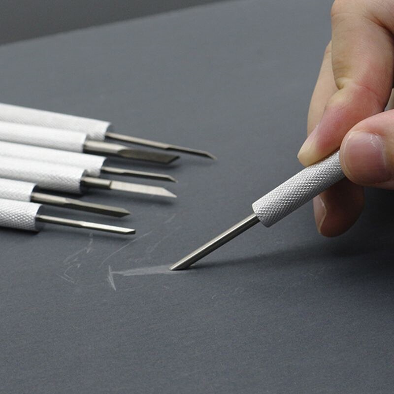 7Pcs Aluminium Manual Carving Chisel Wood Carving ... – Vicedeal