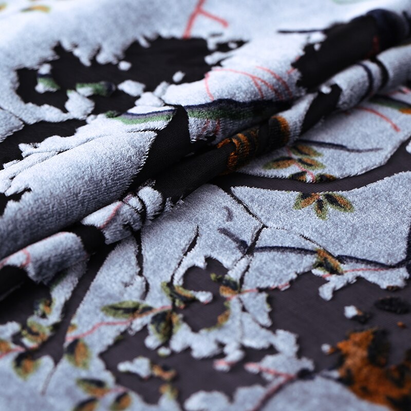 1 metro di Tessuto In Velluto di Seta del Vestito ... – Grandado