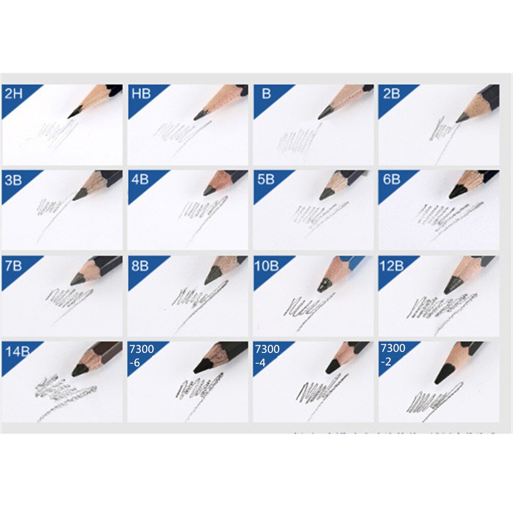 Lápiz de dibujo y boceto negro HB 2H 1B 2B 3B 4B 5... – Vicedeal