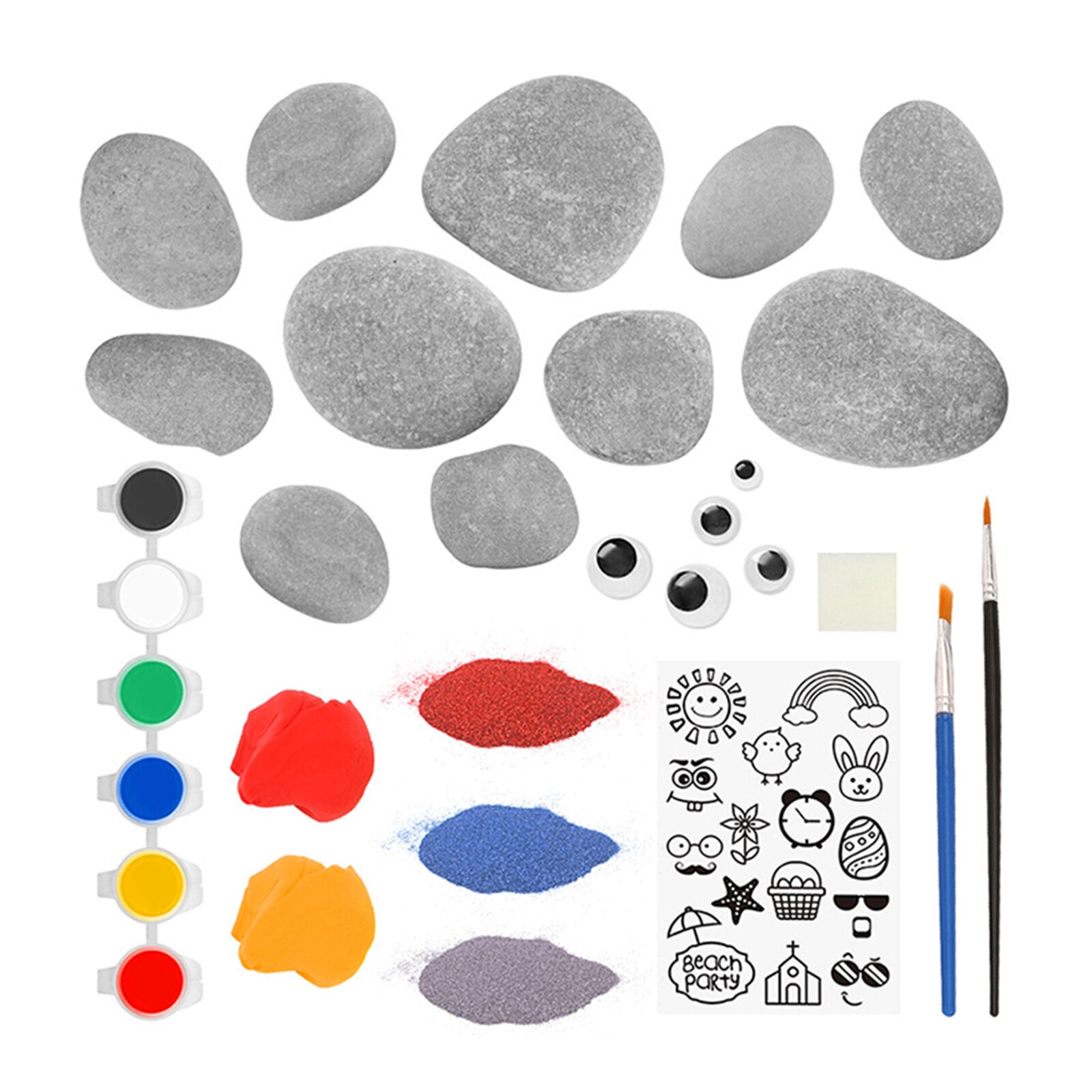 Rock Painting Kit DIY Bulk for Kid Animal Galaxy P... – Vicedeal