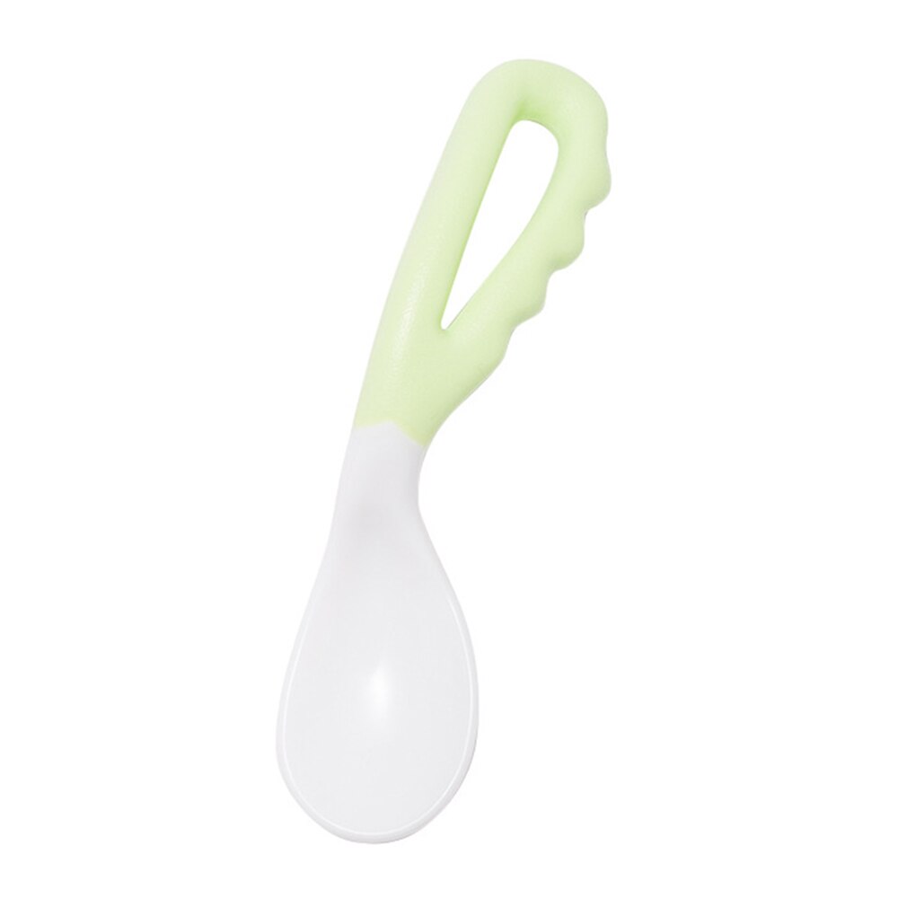 Baby Feeding Spoon Fashionable Curved Handle Easy ... – Grandado