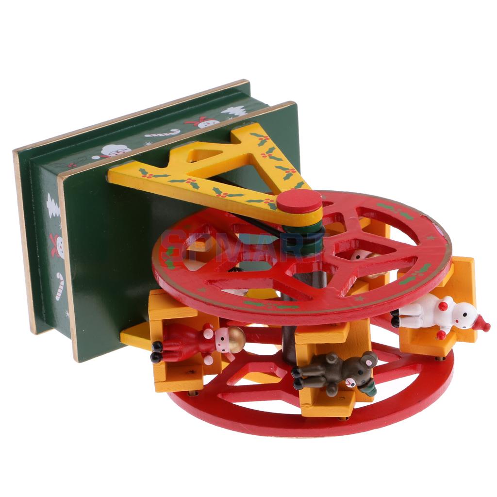 Christmas Music Box Xmas Mini Ferris Wheel Musical... – Vicedeal