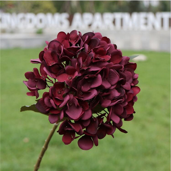 One Silk Hydrangea Flower Branch Simulation Oil Pa... – Vicedeal