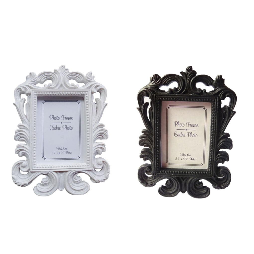 Classic Baroque Branches small photo frame black a... – Grandado