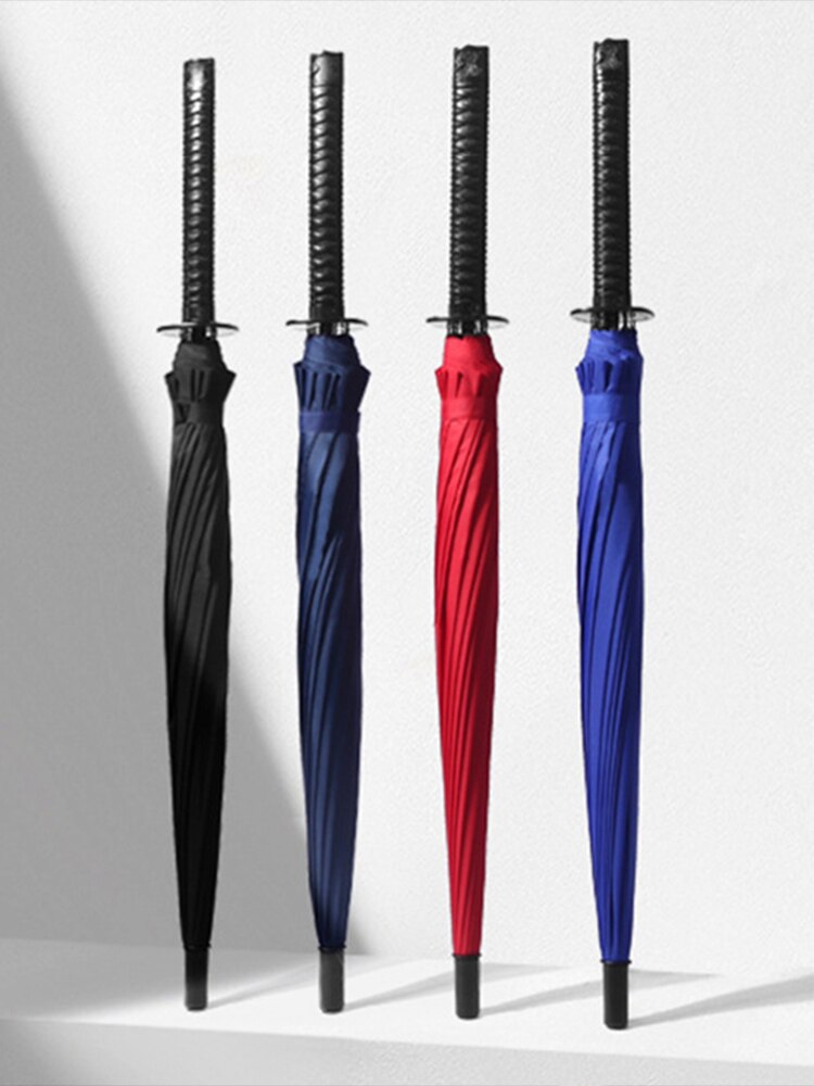 Sword Umbrella Long Handle Large Uv Protection Win... – Grandado
