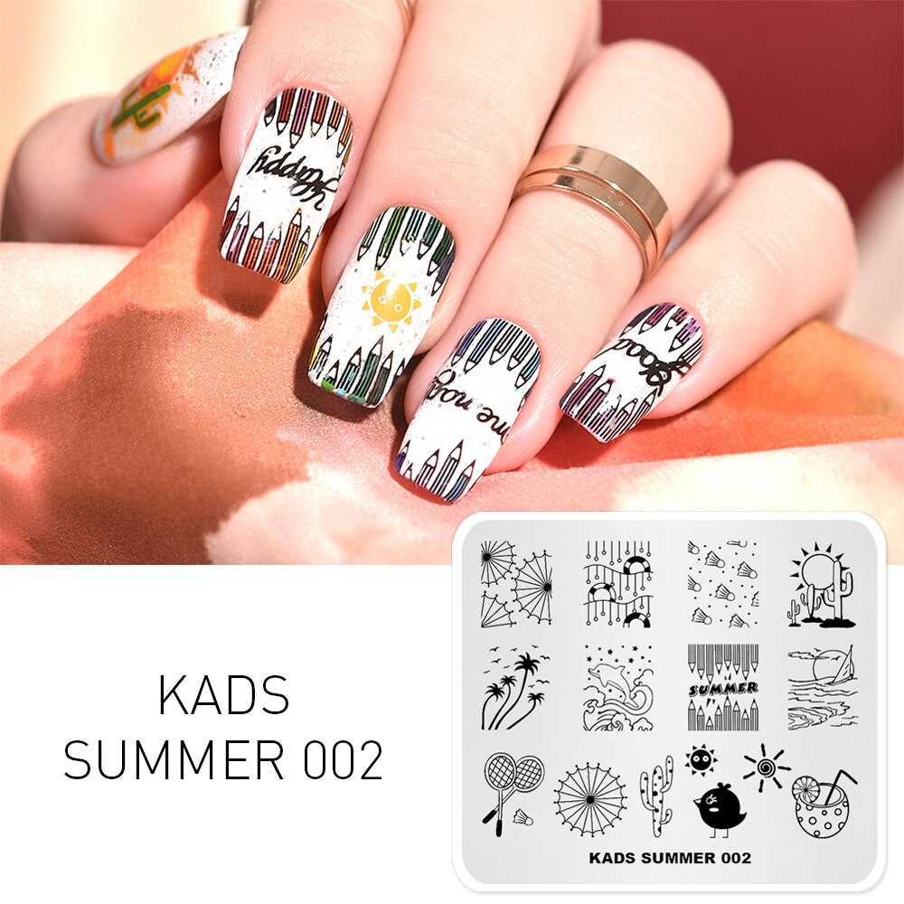 Nail Stamping Templates Nail Art Stamp Plate Image... – Vicedeal