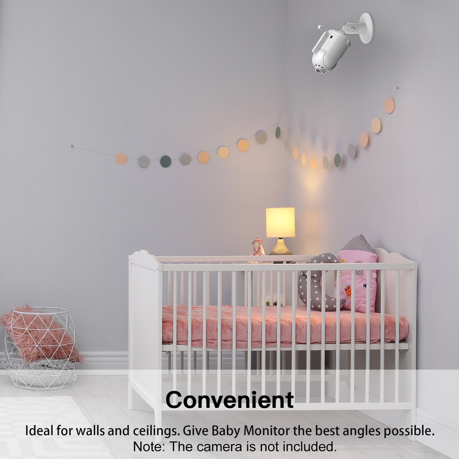 Adjustable Wall Mount Baby Monitor 1 Pack Home Cam... – Vicedeal